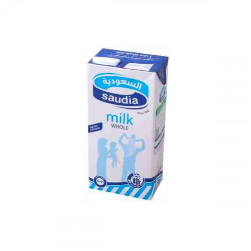 Saudia Whole Milk Long Life 2ltr السعودية حليب كامل الدسم طويل الأجل 2 لتر